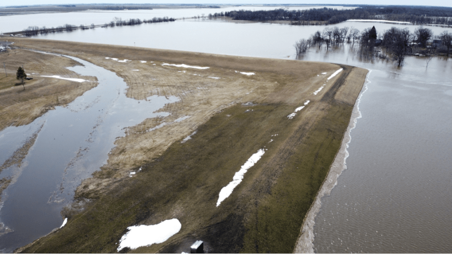 Flood Control Protection Project In Halstad | Houston Engineering