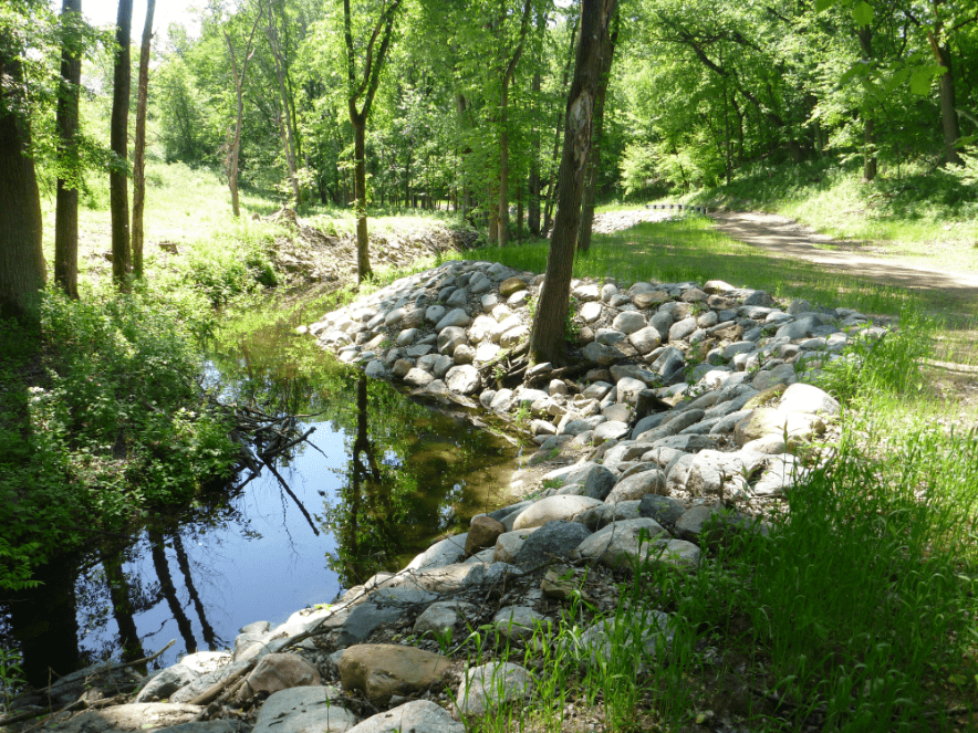Lower East Ravine Stabilization | Houston Engineering
